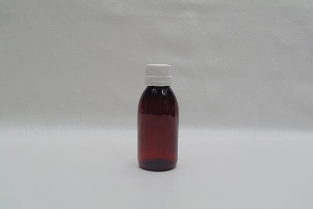 Botella plástico PET topacio Pilfer 28 con tapón precinto en blanco y ...